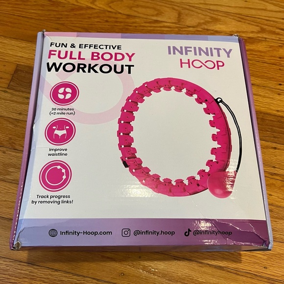 Infinity Hoop | Other | Nib Infinity Hoop For Exercise Blue | Poshmark